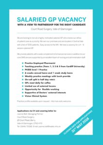 Court Road Surgery Ad A4 – Court Road Surgery